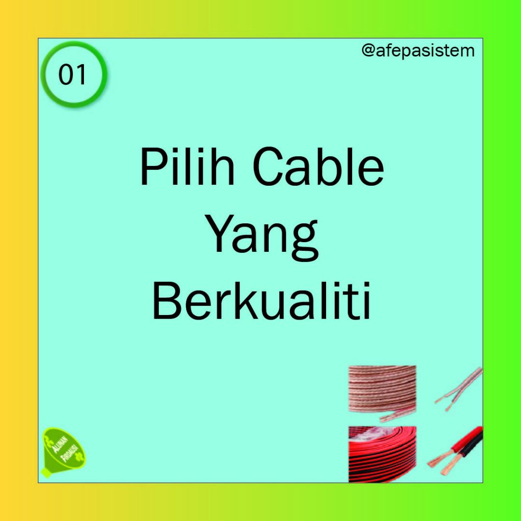 Tips Penjagaan Cable Agar Tahan Lebih Lama - Muazzin AV - PA System Masjid